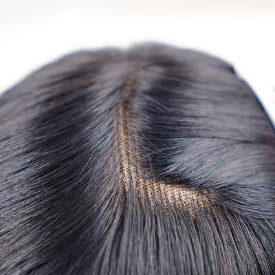 Cina Capelli morbidi e luccicanti senza perdita di peso 0.2kg personalizzati in pizzo svizzero completo Capelli umani di Newtimes Hair in vendita