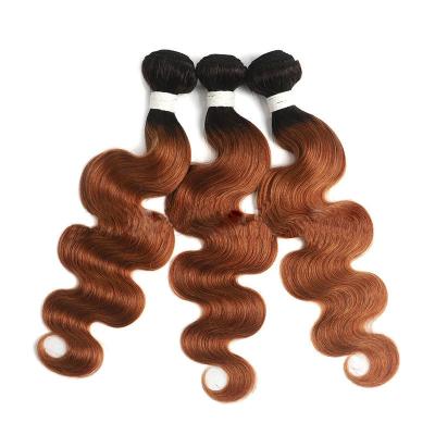 Cina Remy Hair Body Wave Style Brazilian Ombre Hair Extension 20 Bundles 1kg Free Ship in vendita