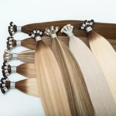 Cina Doppio disegno 100% capelli umani genio tendenza trama russa estensioni di capelli sottili invisibili in vendita