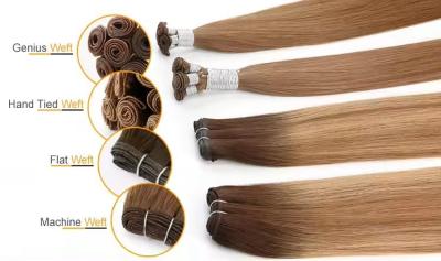 Cina 100% Remy Capelli Vergini Genius Weft capelli umani grezzi Bundle Diversi Stili Capelli Vergini di qualità in vendita