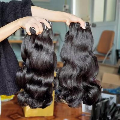 Cina Full Cuticle Loose Wave Human Hair Bundle from Cambodia Burma Vietnam in vendita