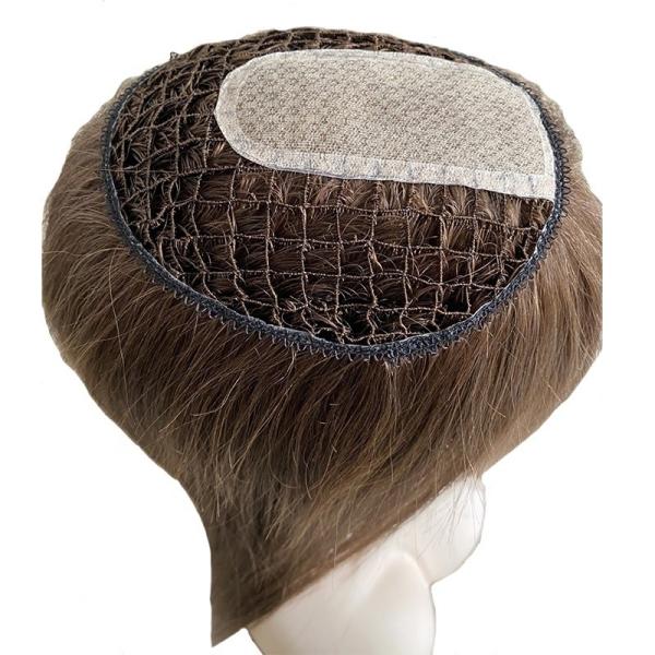 Quality European Hair Pieces for Women Integration Natural Black/Dark Brown/Mocca Brown Hair for sale