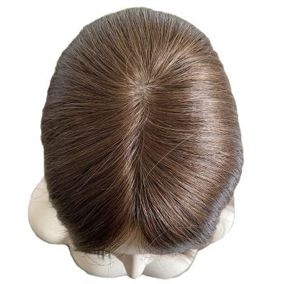 中国 女性のためのヨーロッパ製 ヘアパーツ 統合 自然黒/深茶色/モッカ茶色髪 販売のため