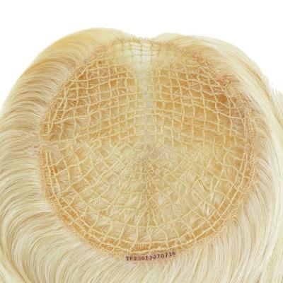 Cina 130% Densità di toupee Capelli europei 613 Biondo Densità leggera Topper a lungo per donne in vendita