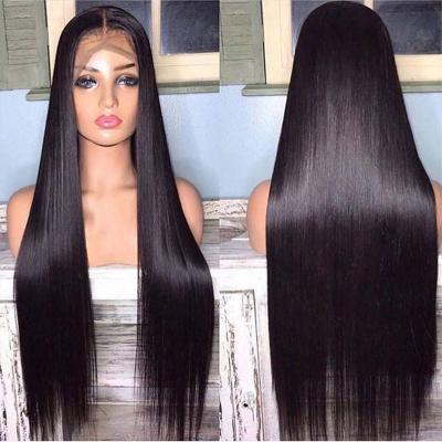 China Full cuticle alinhado cabelo humano virgem crua renda peruca frontal com 180% densidade 250g-450g à venda