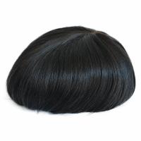 China Full Hand Made Human Hair Toupee for Men Processing Technic for sale