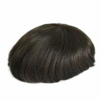 China Full Hand Made Human Hair Toupee for Men Processing Technic for sale