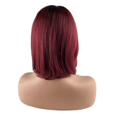 Cina 12a Double Drawn Short Bob Human Hair Wig Virgin Hair Yes Advantage Soft Shiny No Shedding No Tangle in vendita