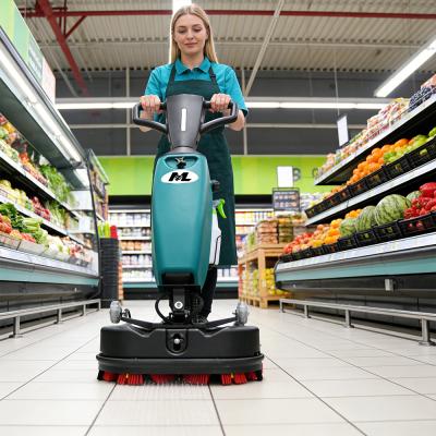 China Commercial Mini Floor Scrubber with 560mm Squeegee, 6L Recovery Tank for Hospitals and Malls for sale