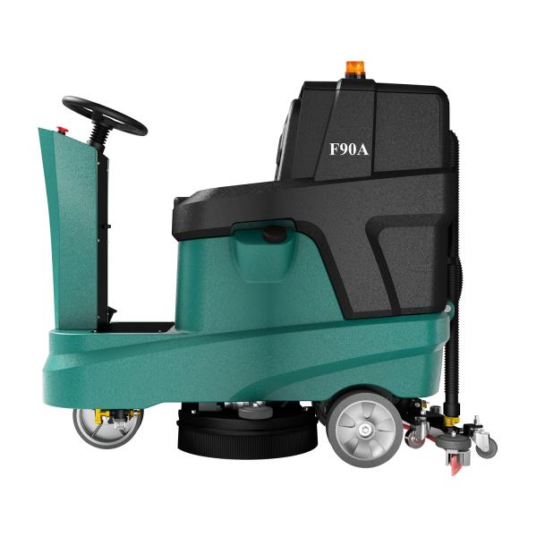 Quality Intelligent Auto Ride On Floor Scrubber Machine 900W 120rpm Customized for sale