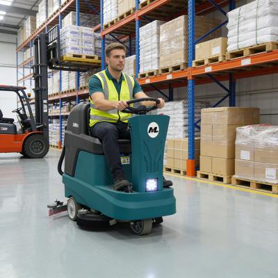 China Commercial Ride On Floor Scrubber Washer burnisher Heavy Duty Cleaning for sale