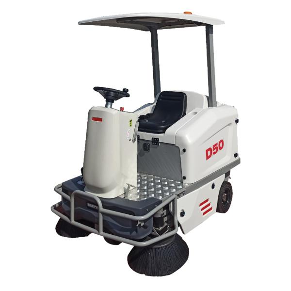 Quality Riding Cordless Commercial Floor Sweeper Machines Outdoor 1500W 180L for sale