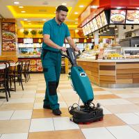 Quality Lightweight Mini Floor Scrubber Machine with 330RPM Brush Speed, Perfect for for sale