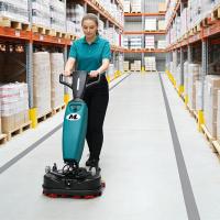 Quality 560mm Squeegee Width Mini Floor Scrubber Machine, Battery Powered for Hospitals for sale