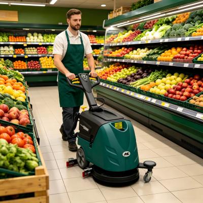 China Labor‑Saving Walk Behind Floor Scrubber Combining Compact Design and Easy Operation to Boost Cleaning Productivity for sale