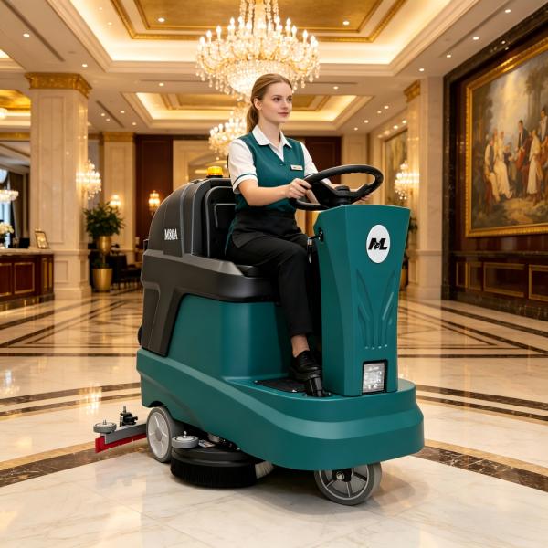 Quality Ride on Floor Scrubber 4000㎡/h Efficiency 70L/80L Tanks 4H Working  2-Year Warranty for sale