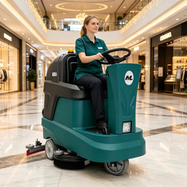Quality Compact Ride-on Floor Scrubber 1340×900×1260mm 4H Long Work Factory Direct Supply for sale