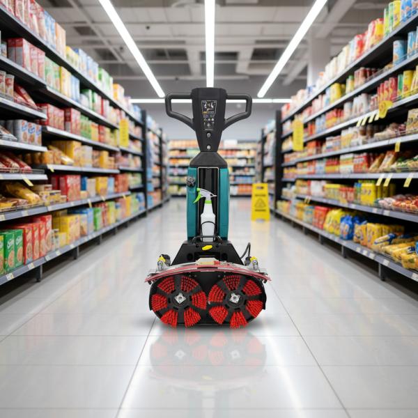 Quality Supermarker Gym Protable Mini Floor Scrubber Machine Battery for sale