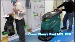 MZL F30 Compact Battery Floor Scrubber Review