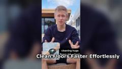 Efficient 50L Walk Behind Floor Scrubber for Commercial Use