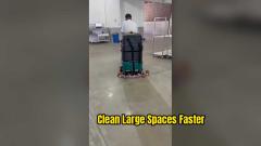 Efficient Ride On Floor Scrubber for Large Commercial Spaces