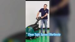 MZL Mini Walk Behind Floor Scrubber for Small Spaces
