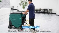 F60TW Double Brush Walk Behind Floor Scrubber
