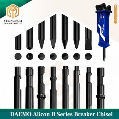 China Alicon B Series Hydraulic DAEMO Breaker Parts Chisel High Hardness For Excavator Hammer for sale