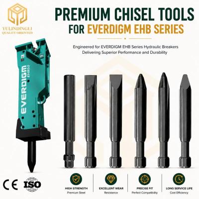 China EVERDIGM Rotary Hammer Drill Chisel Attachment 42CrMo Alloy Steel for sale