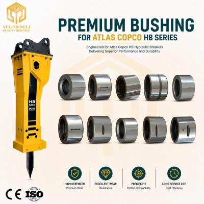 China Custom Atlas Copco Hydraulic Breaker Bush Hammer Components for sale
