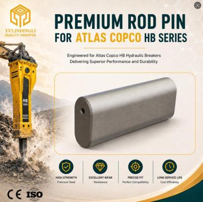 China ISO9001 SAE4140 Atlas Copco Hydraulic Hammer Tools Pin Points Components for sale