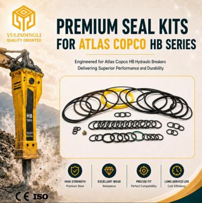China Atlas Copco FKM Rubber Seals Kits For Hydraulic Breaker Maintenance Oil Resistant for sale