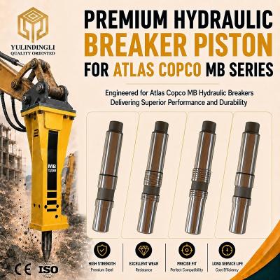 China Custom Hydraulic Piston Breaker Forged Alloy Steel Atlas Copco Hammer Parts for sale