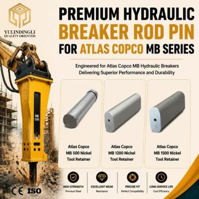 China SAE4340 Excavator Hydraulic Hammer Components Rock Breaker Accessories Replacement for sale