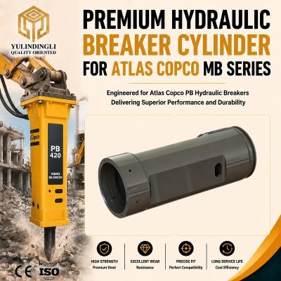China Atlas Copco Hydraulic Hammer Piston Cylinder Breaker Spares Replacement for sale