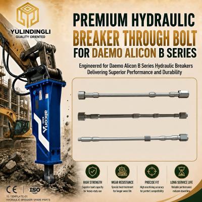 China Daemo Alicon Rock Hydraulic Breaker Tool Through Bolt Alloy Steel for sale