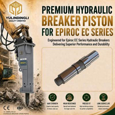 China Epiroc EC Series Impact Piston For Hydraulic Hammer Repair And Rock Demolition for sale