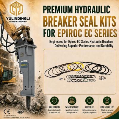 China Epiroc EC Series Seal Kit For Hydraulic Hammer Oil Leakage And Pressure Recovery for sale