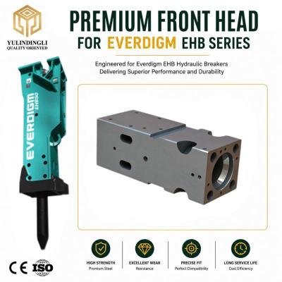 China Everdigm Hydraulic Hammer Breaker Parts Front Head Spares HRC 42–50 for sale