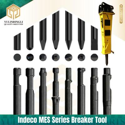 China HRC 48–55 Indeco Chisel Hydraulic Breaker MES Series For Excavator for sale