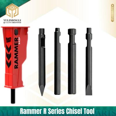 China 20CrMo RAMMER R Series Breaker Parts R Series Chisel Tool For Compact Excavators for sale
