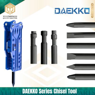 China DAEKKO Hydraulic Breaker Chisel Working Tool Replacement For Excavator Rock And Concrete Breaking for sale
