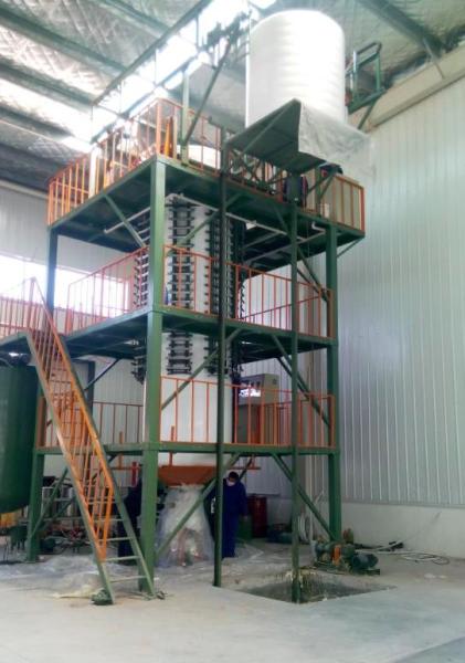 PE EPE Perlenbaumwolle Automatische vertikale zylindrische Schaummaschine 3000 kg/h