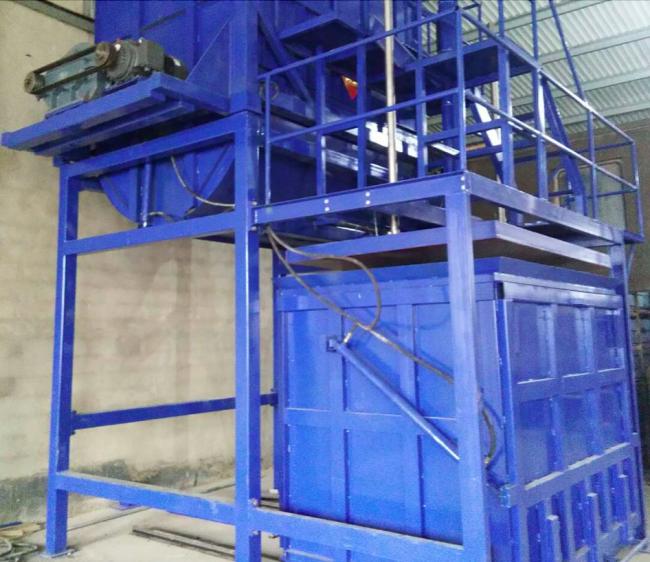 Foam Producting Line Scraps Plastic Foam Sponge Glue Mixing Recycled Plastic PU Foam Rebond Foam Recycling Machine