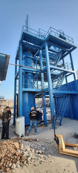PE EPE Perlenbaumwolle Automatische vertikale zylindrische Schaummaschine 3000 kg/h