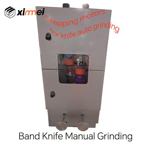 Robust PU Foam Cutting Machine For Horizontal Slicing On Rail With Auto Pressure Roller And Winding 2200mm Cutting Width