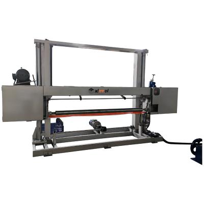 China Estabilidade de trabalho pesado PU rígido 120 ILD PU Bloco 160 Kg/m3 Bloco de espuma de rebotamento Máquina de divisão horizontal semi-automática Epuiped DELTA controle e design mecânico otimizado Materiais robustos for sale