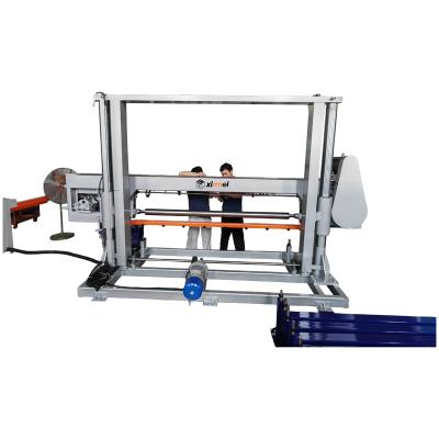 China Heavy-duty Stability PU Rigid 120 ILD PU Block 160 Kg/m³ Rebond Foam Block Semi Automatic Horizontal Splitting Machine Epuipped DELTA Control And Optimized Mechanical Design Robust Materials for sale