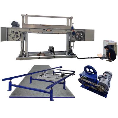 China Heavy-duty Stability PU Rigid 120 ILD PU Block 160 Kg/m³ Rebond Foam Block Semi Automatic Horizontal Splitting Machine Epuipped DELTA Control And Optimized Mechanical Design Robust Materials for sale