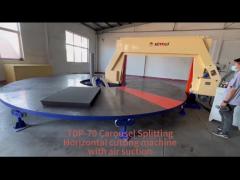 3000 mm Horizontale CNC-schuimsnijmachine Slitter Digitale besturing
